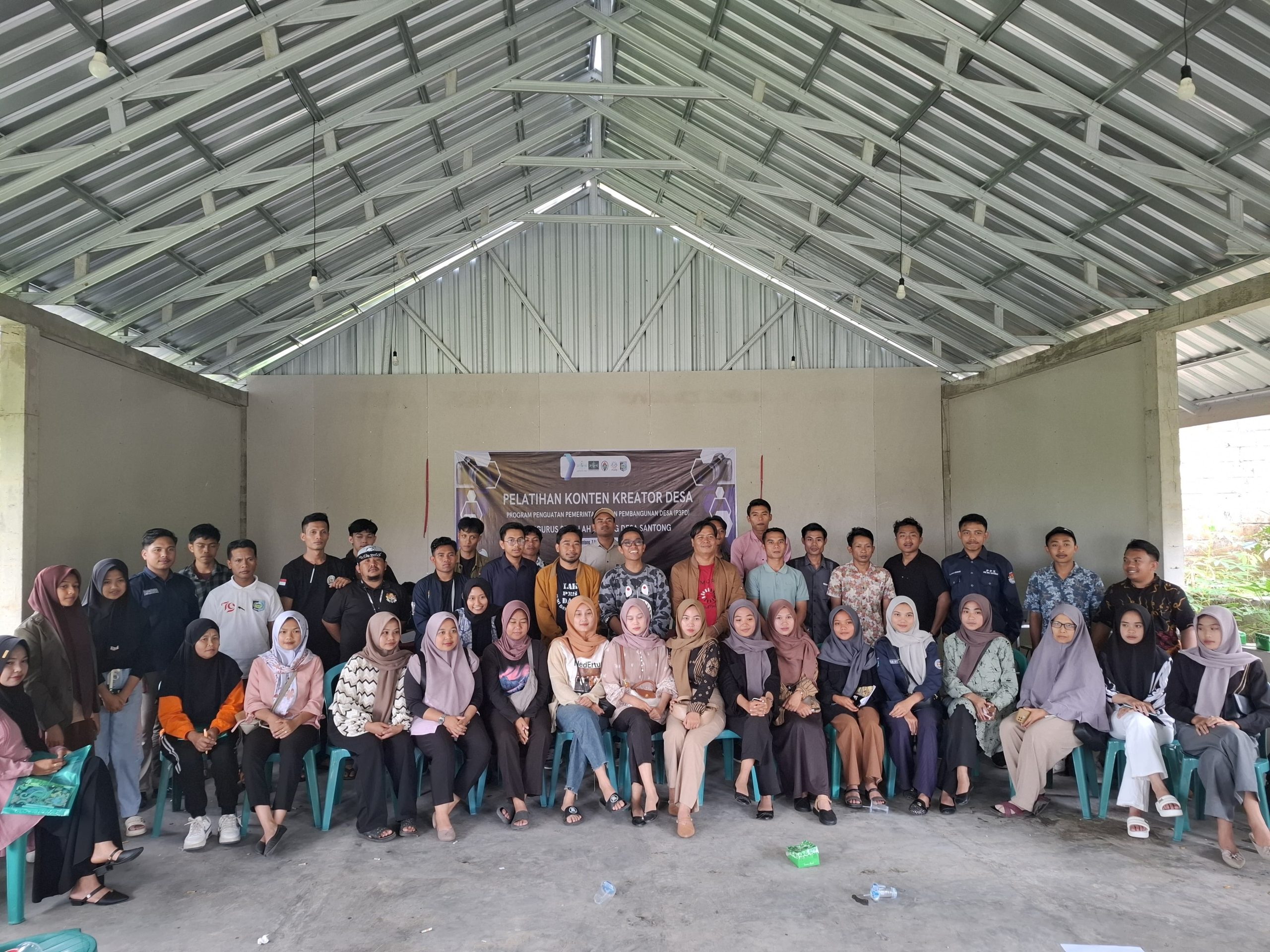 LAKPESDAM NU KLU LATIH WARGA DESA SANTONG JADI KONTEN KREATOR | Lpkpkntb